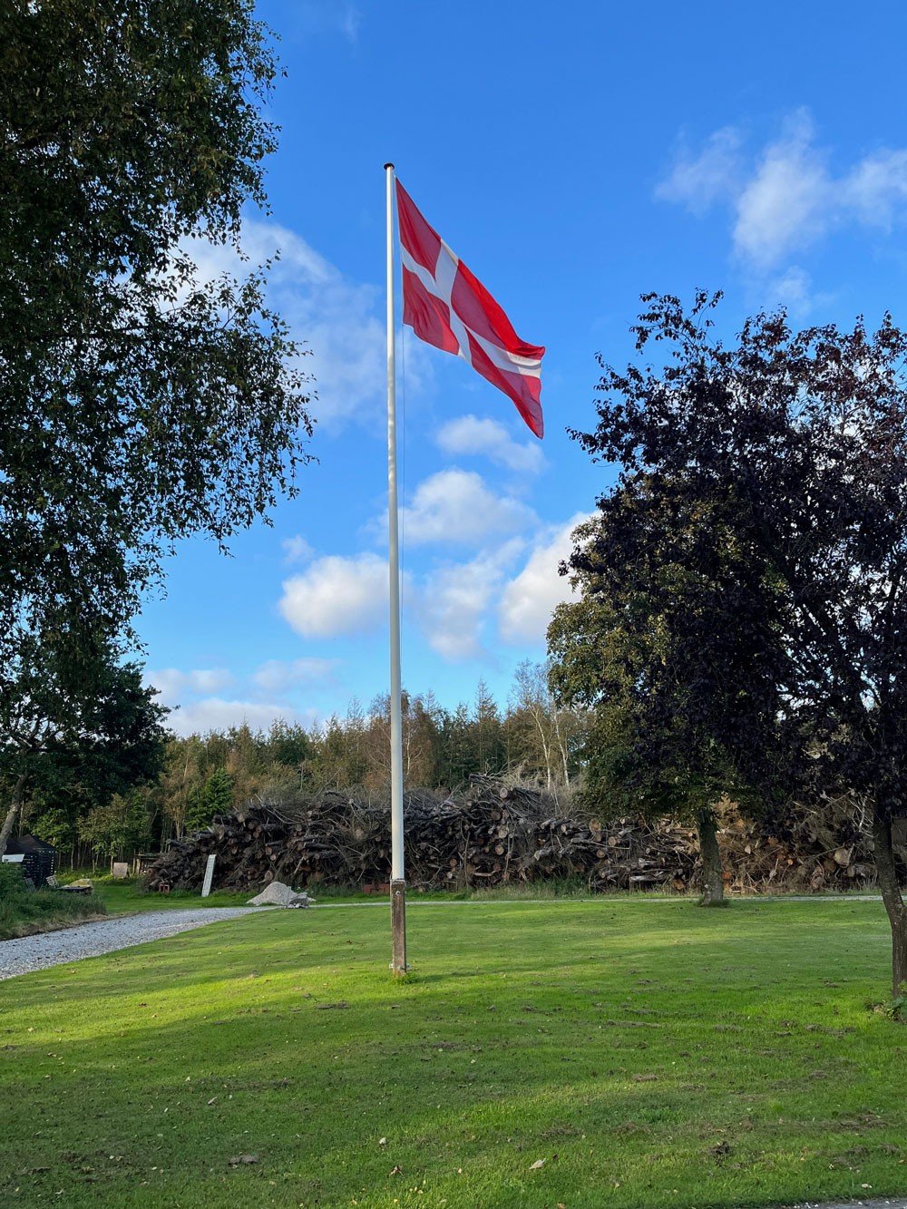 Glasfiberflagstang til støtte 12 meter - Glasfiberflagstang til støtte ...